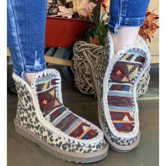 Very G | Shoes | New Very G Marvi Leopard Ankle Boots In Multi | Poshmark